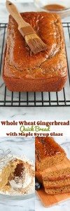 Whole Wheat Gingerbread Quick Bread Recipe | Cookin' Canuck