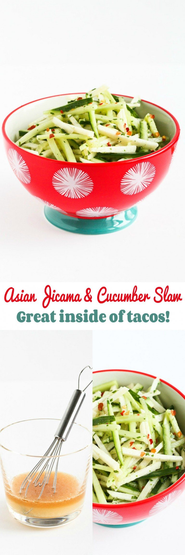 Asian Cucumber & Jicama Slaw Recipe - Cookin Canuck