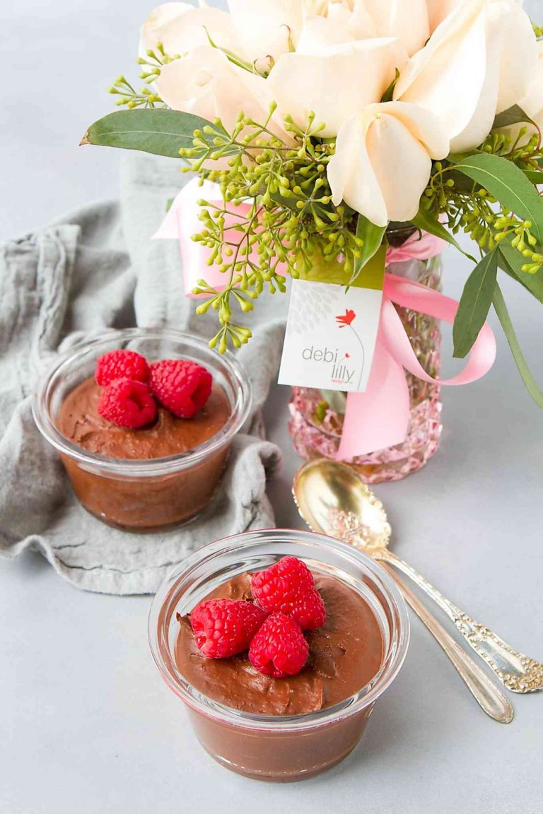 3-Ingredient Healthy Chocolate Fudge Pots - Cookin Canuck
