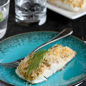 Hummus-Crusted Baked Fish Recipe {Barramundi} | Cookin' Canuck