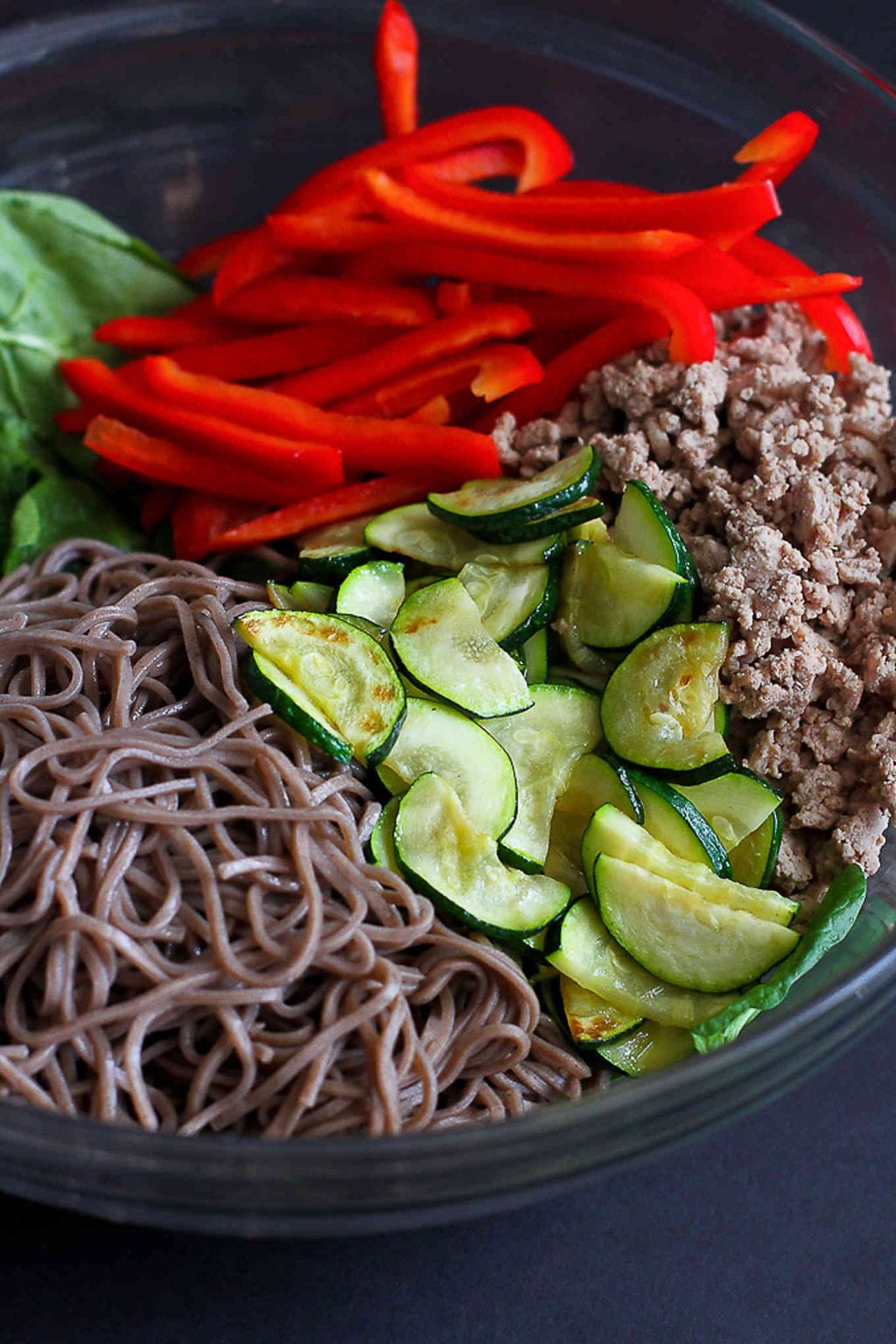 Soba Noodle Salad with Turkey & Spinach - Healthy Dinner Recipe