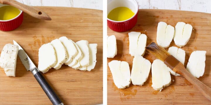 Grilled Halloumi Cheese Recipe - Cookin Canuck