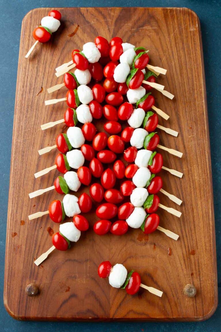 Caprese Christmas Tree - Cookin Canuck