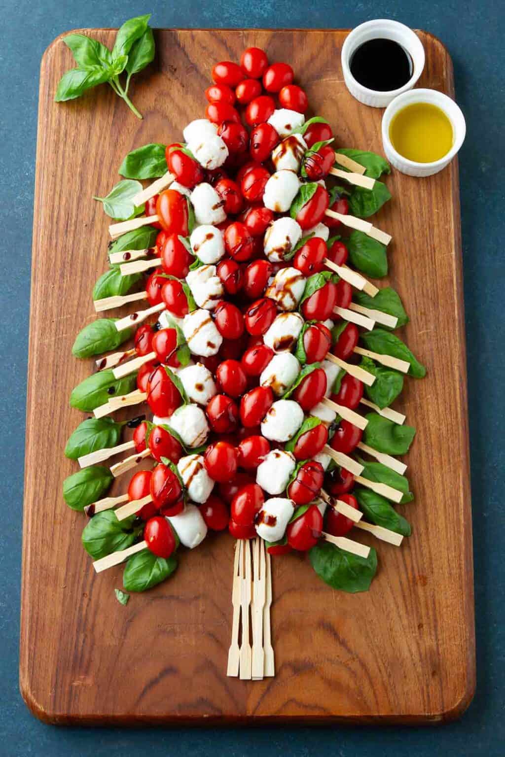 Caprese Christmas Tree - Cookin Canuck