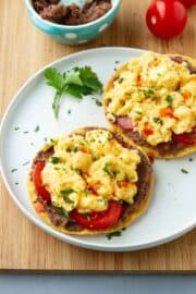 Easy Breakfast Tostadas - Cookin Canuck